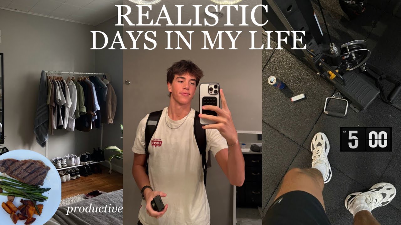 PRODUCTIVE AND REALISTIC DAYS IN MY LIFE *as a senior in high school*