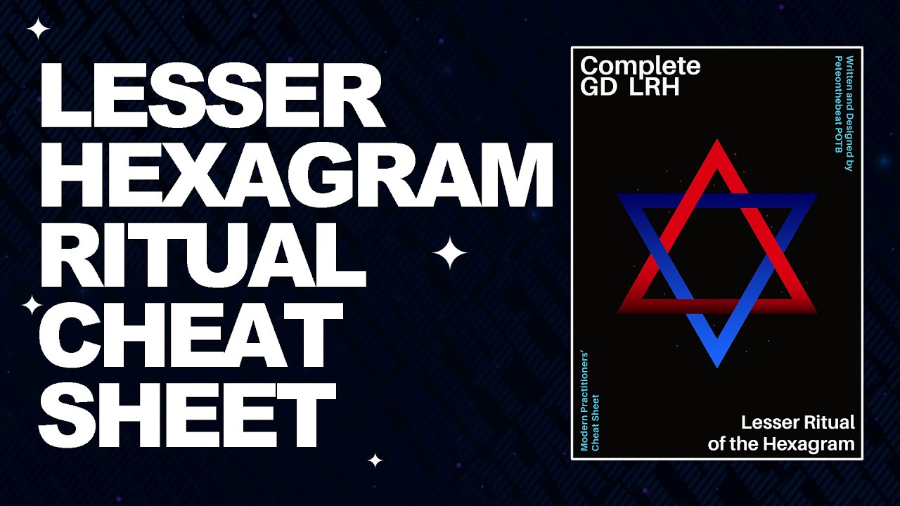 Lesser Hexagram Ritual Cheat Sheet Overview