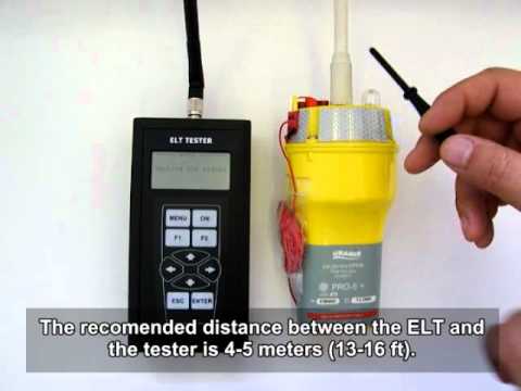 Measurement of 406MHz ELT parameters through broadcast
