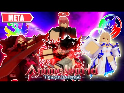 I EVOLVED EVERY META CHARACTER IN ANIME WORLD TOWER DEFENSE