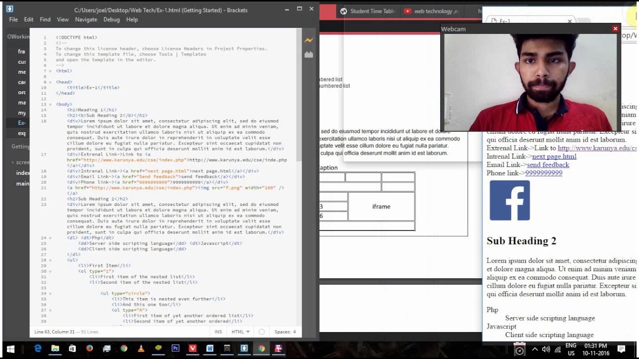 Web Technology Lab -1