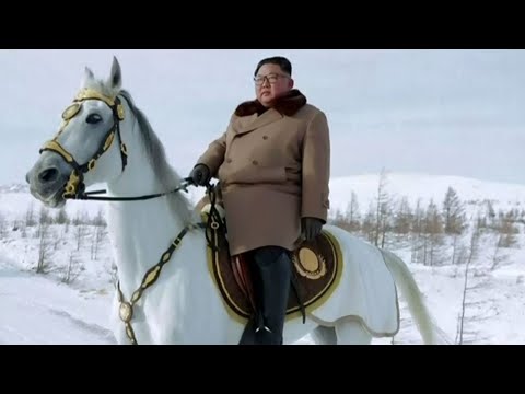 Kim Jong Un mounts horse to signal policy change