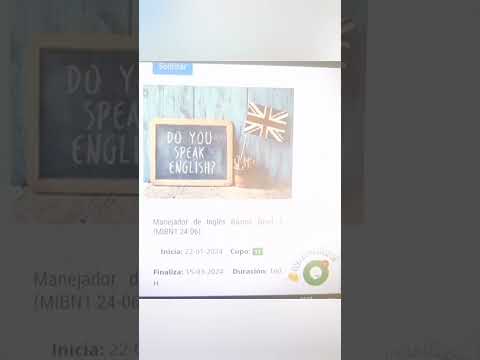 Cursos disponibles 100% virtuales, Gratis y con certificado en INFOTEP #ingles #ventas #programas