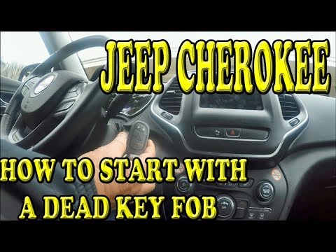 JEEP CHEROKEE HOW TO START WITH A DEAD KEY FOB BATTERY