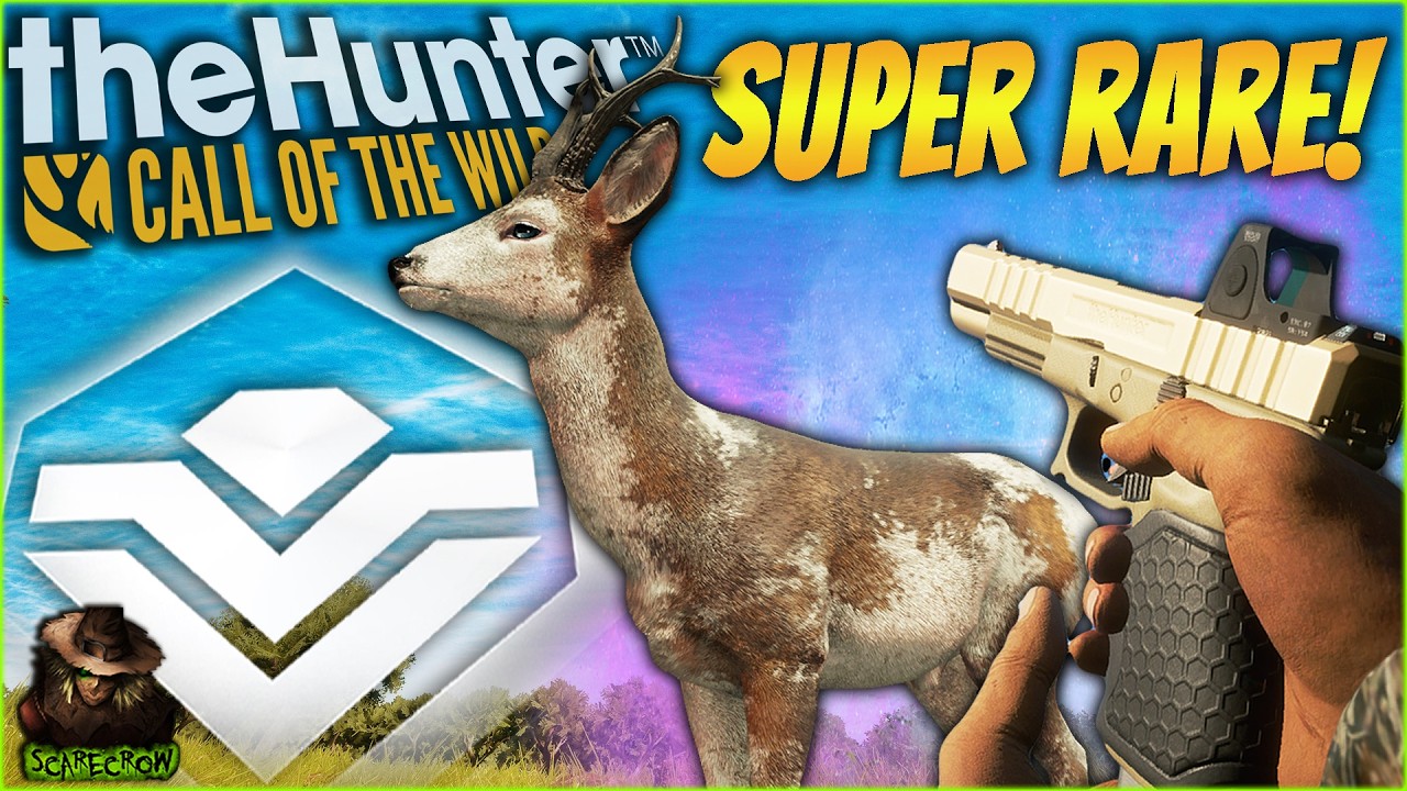 We Hunted A Super Rare Diamond Piebald Roe Deer! Call of the wild