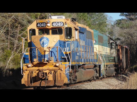 Shortline Railfanning: Chasing the Chattahoochee Bay RR through Alabama, and Georgia 1/18/21