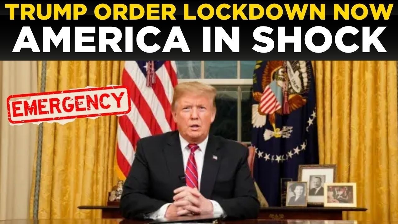 TRUMP SPEECH LIVE: Trump DROPS BOMBSHELL, IMMEDIATE Lockdown Declared Across America | World News