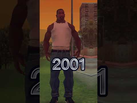 Carl Johnson Evolution (1968-2023) #shorts #evolution #gta #gtasanandreas