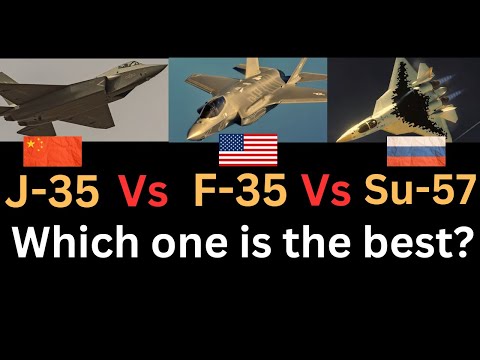 J-35 vs F-35 vs Su57 Specs Comparison || who will win?