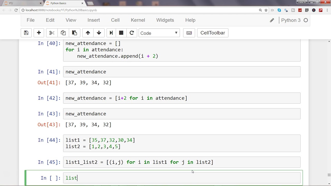 Python 3 List Comprehension Tutorial | #5 Nested for loops in python list comprehension