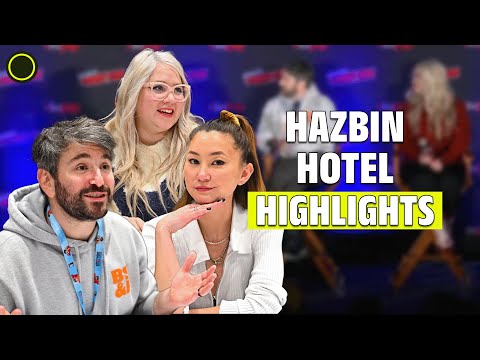 Watch the official Hazbin Hotel HIGHLIGHTS w/Alex Brightman, Kimiko Glenn & Vivienne Medrano | NYCC