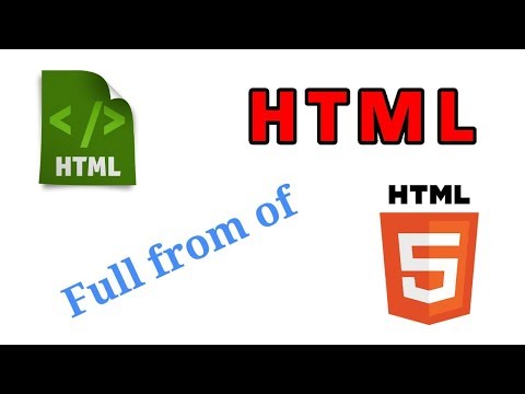 HTML Full meaning