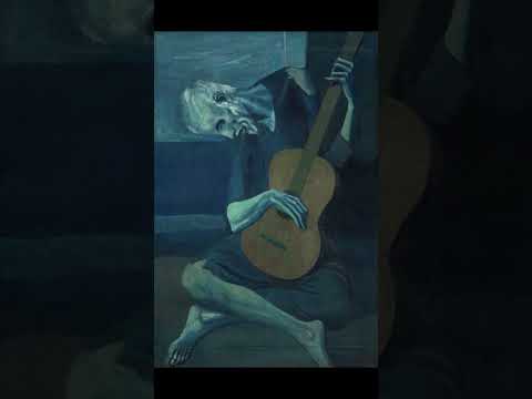 The Old Guitarist by Pablo Picasso