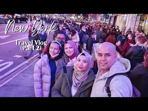 #10 NYC Travel Vlog Part 2/4- Cafe Mogador | TJ Maxx | Macy's Heral Sq | Meat & Bread| Times Square|