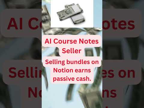 AI Course Notes Seller