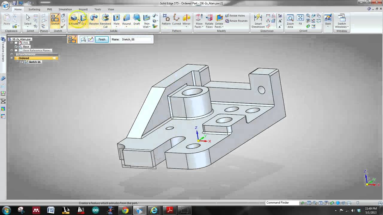 Solid Edge ST5 - Synchronous to Ordered