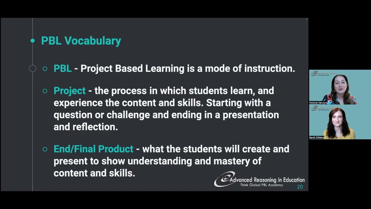 Project Based Learning Launch video-MaximizeU.life