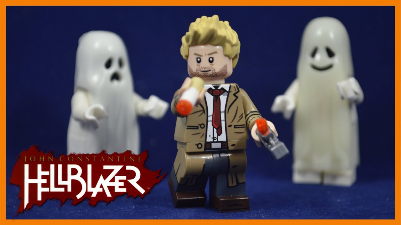Custom Lego John Constantine Minifigure Review (Lego DC Comics Superhero Custom Minifig)