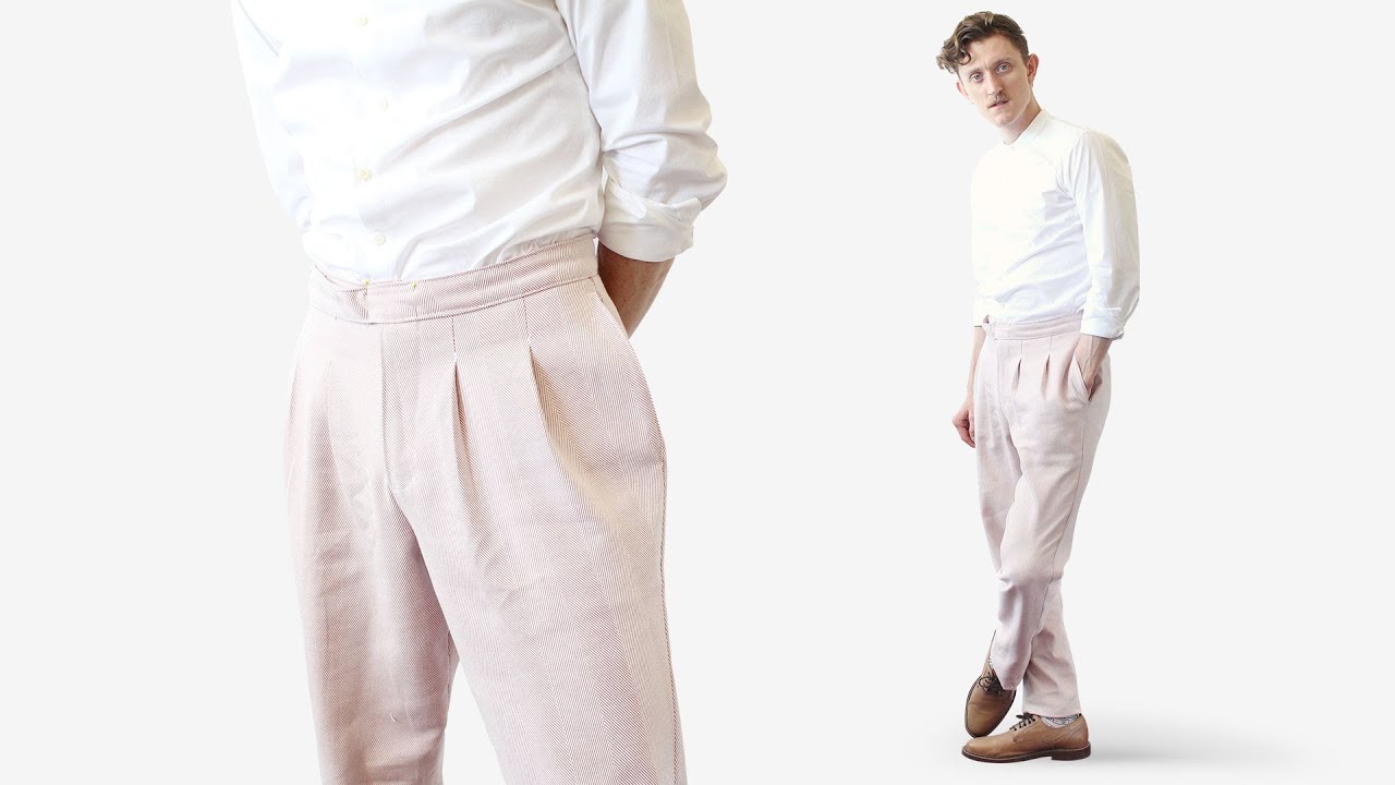 Sewing Pleated Pants. They're Cool Again.