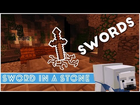 Minecraft - How To Make A Sword In A Stone Minecraft Project