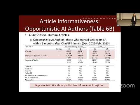 2025 Ray Ball Journal of Accounting Research Conference: Day 2