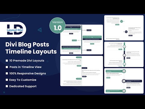 How To Use The Divi Blog Posts Timeline Layout - Divi Layouts