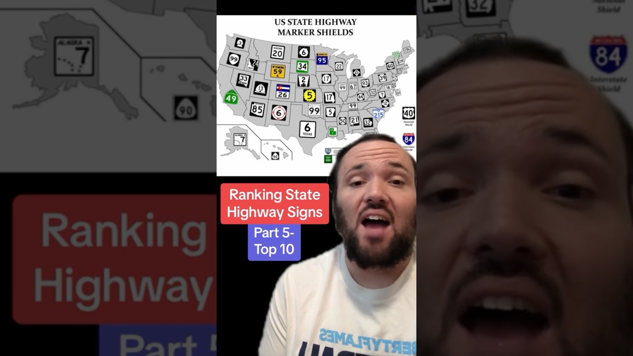 Who has the best highway sign? #states #usa #america #highway #signs #roadtrip #travel #driving