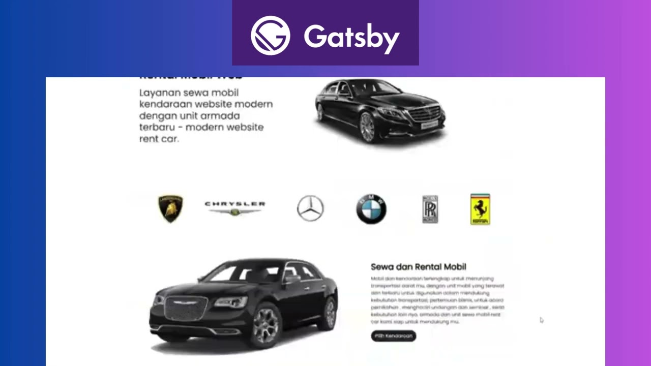 Gatsby js jamstack static site generator