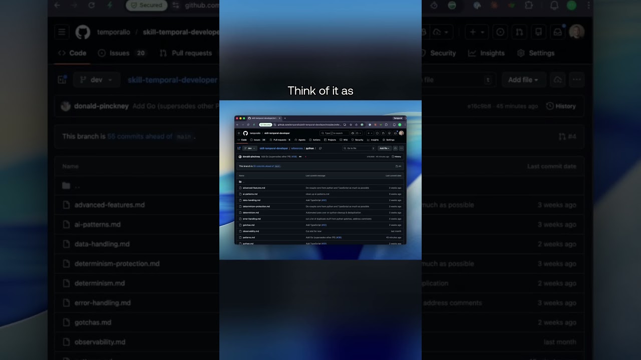 Give Your Coding Agent Temporal Expertise in Minutes
