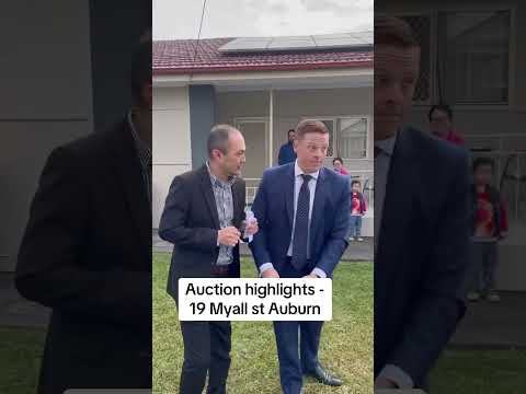 Action highlights from 19 Myall st Auburn - sold for $1,400,000 #auction #auctions #realestate