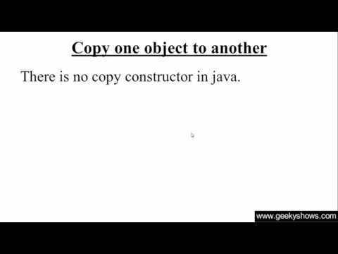 Learn 94 There is no Copy Constructor in Java Programming Hindi - Mind Luster