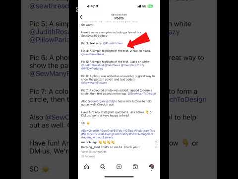 Word limits on Instagram #podcast #instagramtutorials #sewingpodcast