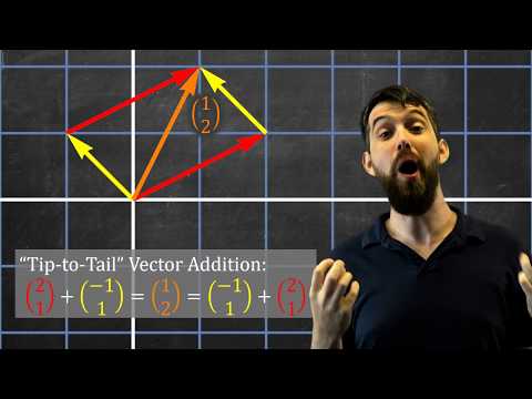 What is a vector? Visualizing Vector Addition & Scalar Multiplication