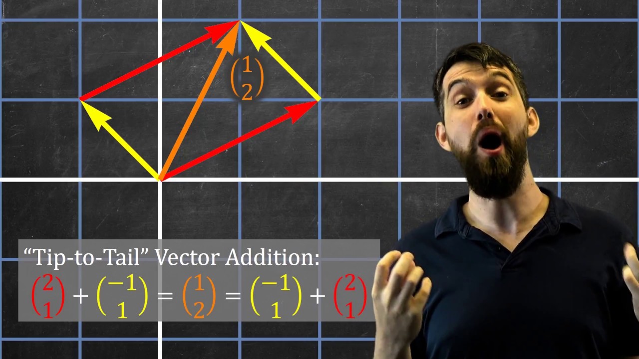 What is a vector? Visualizing Vector Addition & Scalar Multiplication