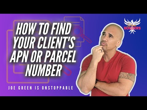 How to Find The Tax Surplus Client's APN or Parcel Number