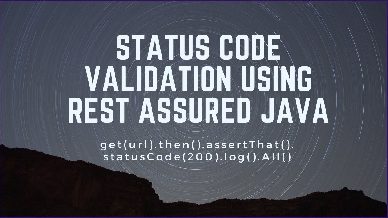 Rest Assured Tutorials For Beginners - Status code