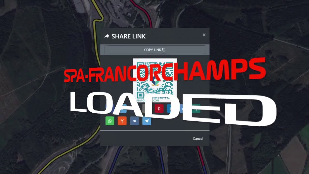 Round 7 - F1 2020 - Spa Francorchamps, Belgium - Circuit Map Loaded