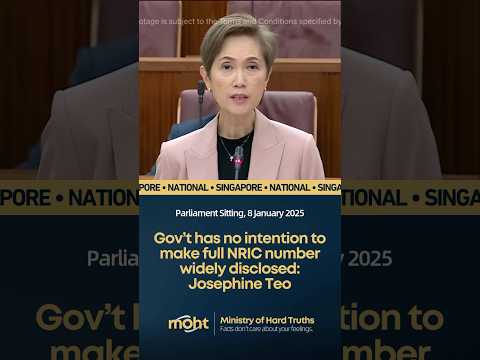 Government has no intention to make full NRIC number widely disclosed: Josephine Teo