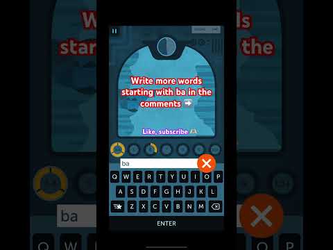 Write more words starting with ba in the comments ➡️ #gameshorts #games #play #gaming