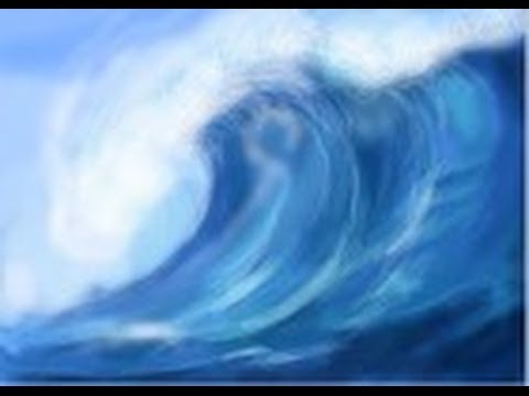 How to draw a Tsunami