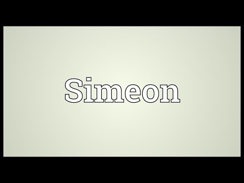 Simeon Meaning