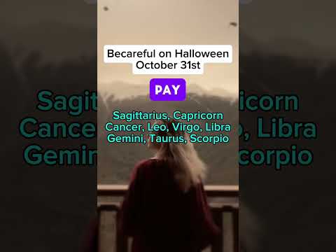 Halloween Zodiac Warnings: Stay Safe Oct 31st!