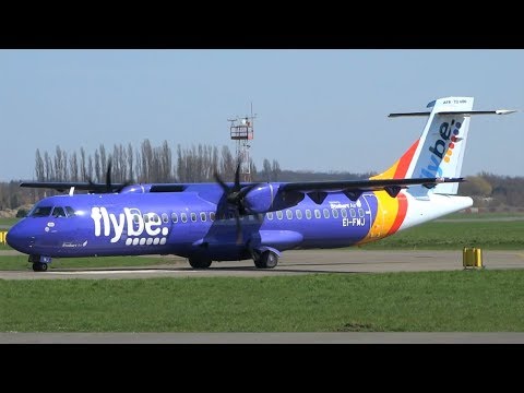 Plane Spotting at Antwerp Airport Deurne | TUI E190, Flybe ATR72 and many more!