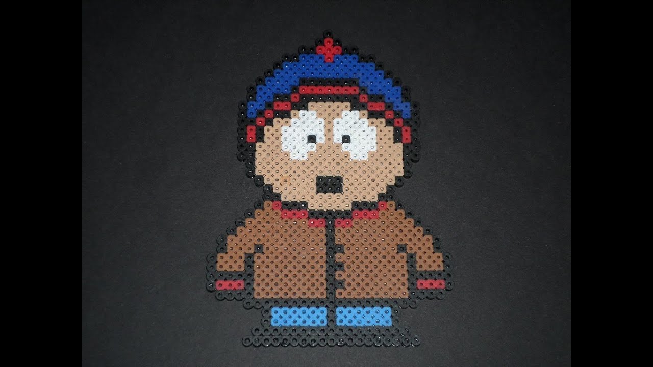 Perler bead South Park Stan