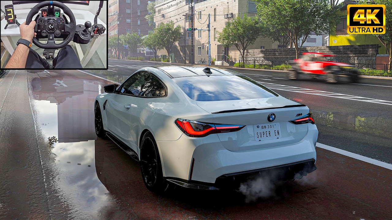 BMW M4 Competition G82 - Forza Horizon 6 | Logitech G923 Steering Wheel