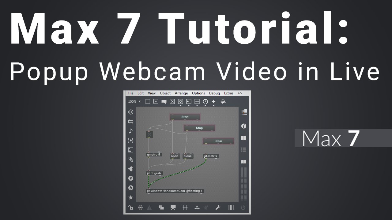 Max 7 Tutorial: Floating Webcam Popup in Live