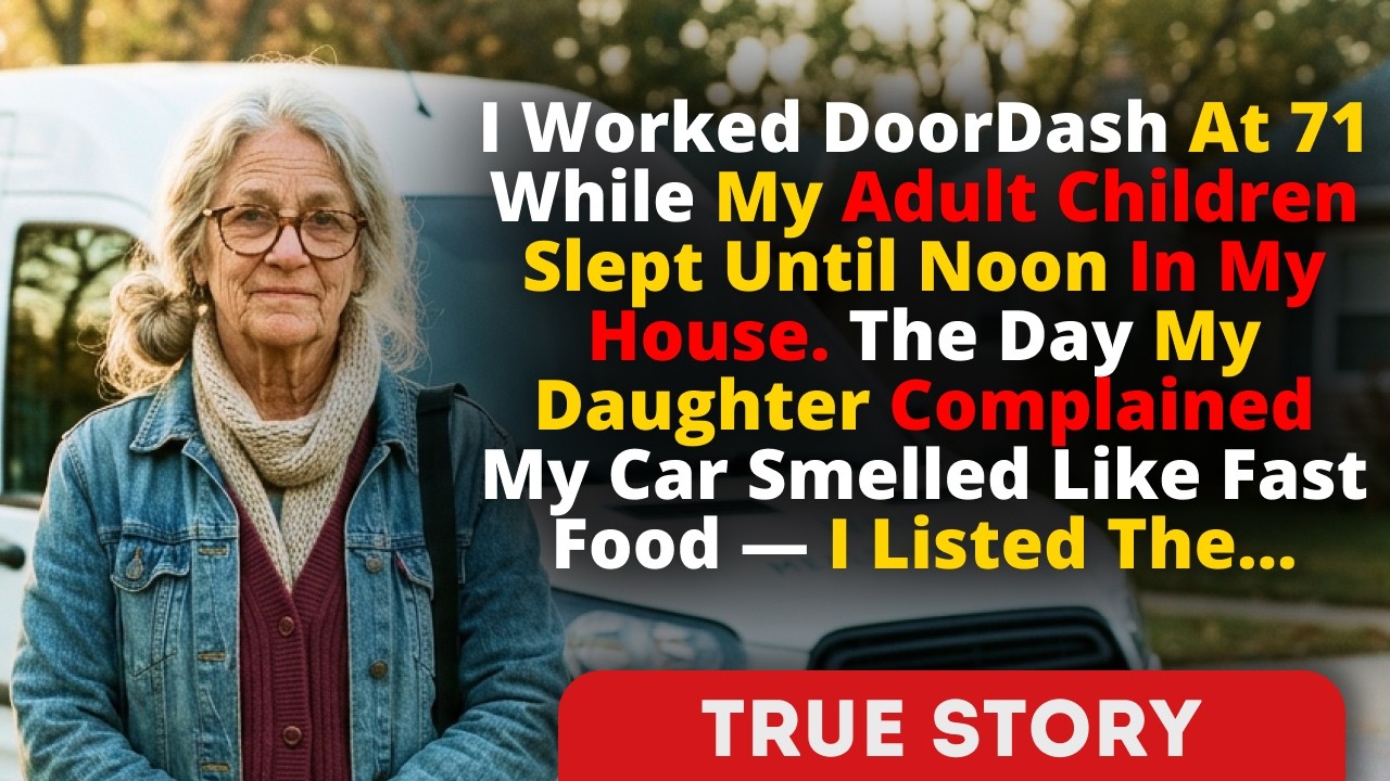 I Worked DoorDash At 71 While My Adult Children Slept Until Noon In My House. The Day My Daughter