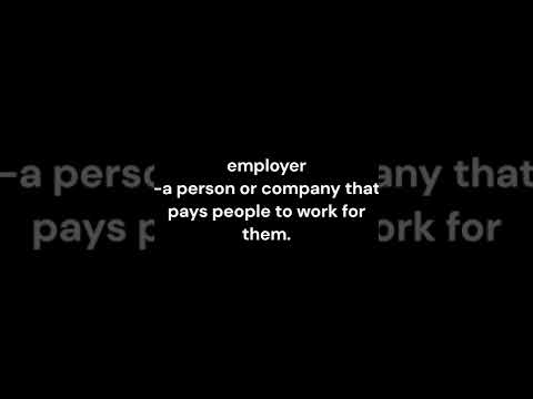employer meaning and pronunciation