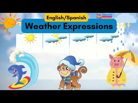 Kids Season & Weather Expression| Learn the Weather in English/Spanish| Nursery Rhyme+ Kids Weather