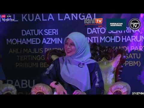 LIVE: Hadi Awang, Azmin Ali, Rina Harun hadir ceramah PN di Kuala Langat